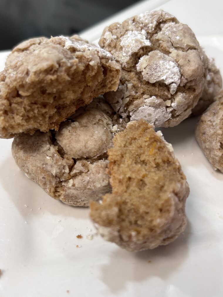 Soft Orange-Spiced Snowdrop Cookies - Generations Cook