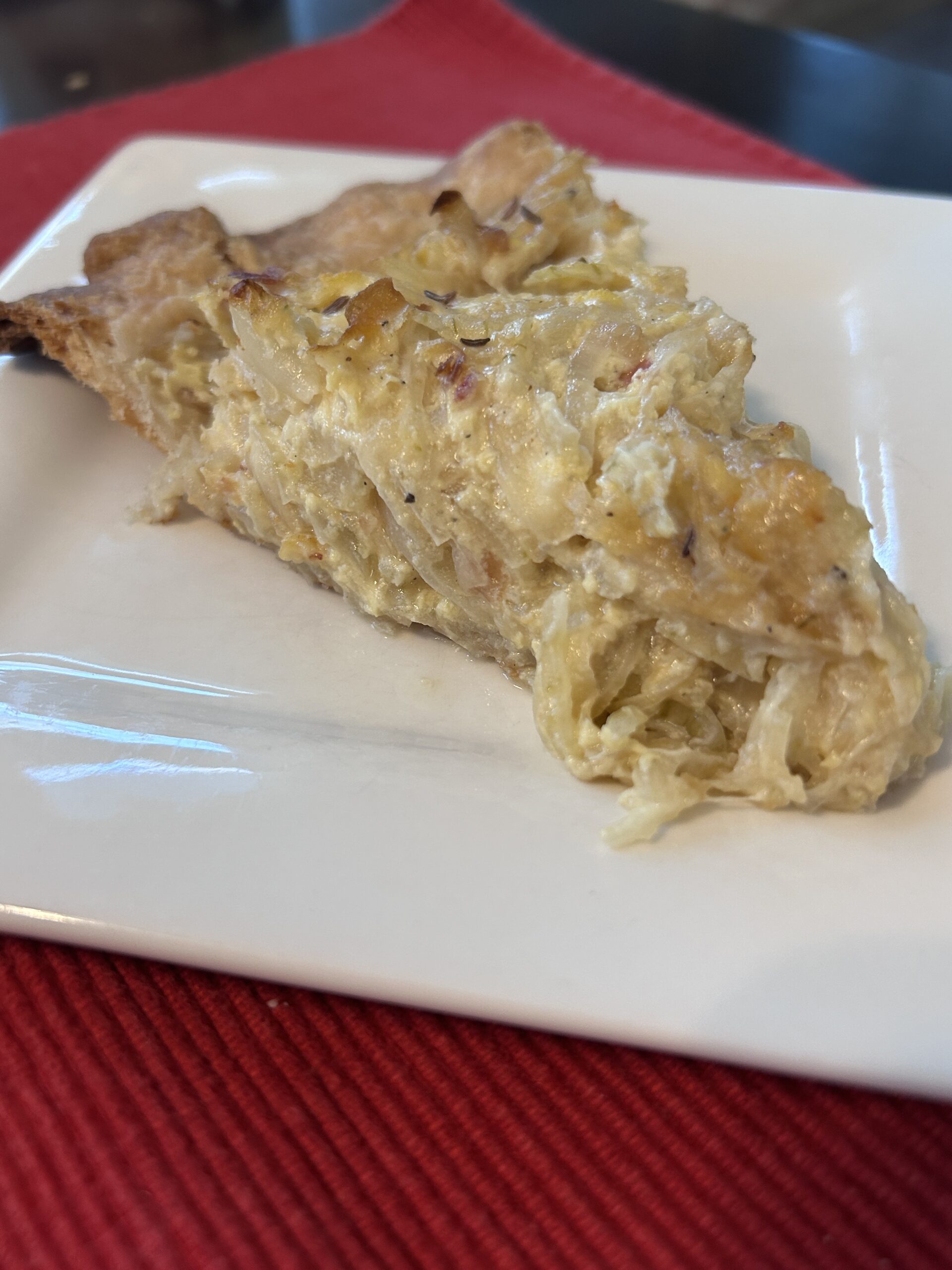 Authentic German Zwiebelkuchen Onion Pie - Generations Cook